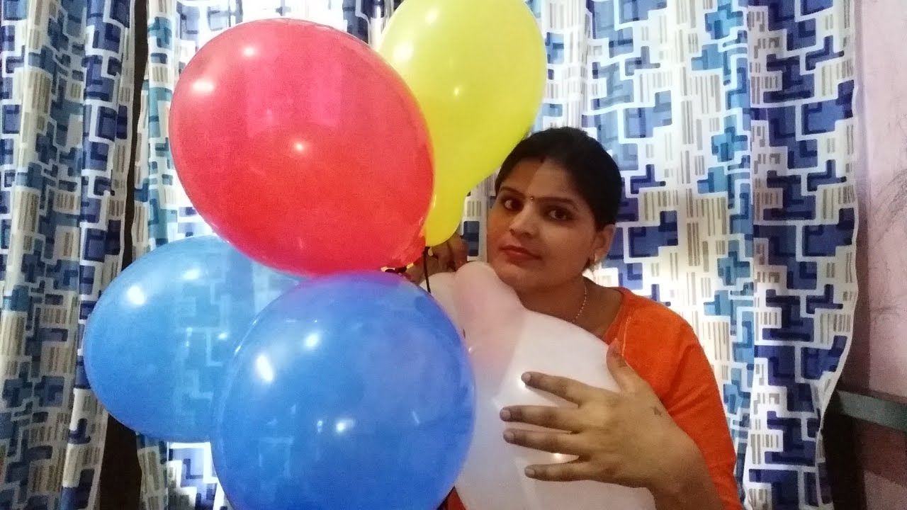 Fun with balloons// balloon bursting challenge// - YouTube