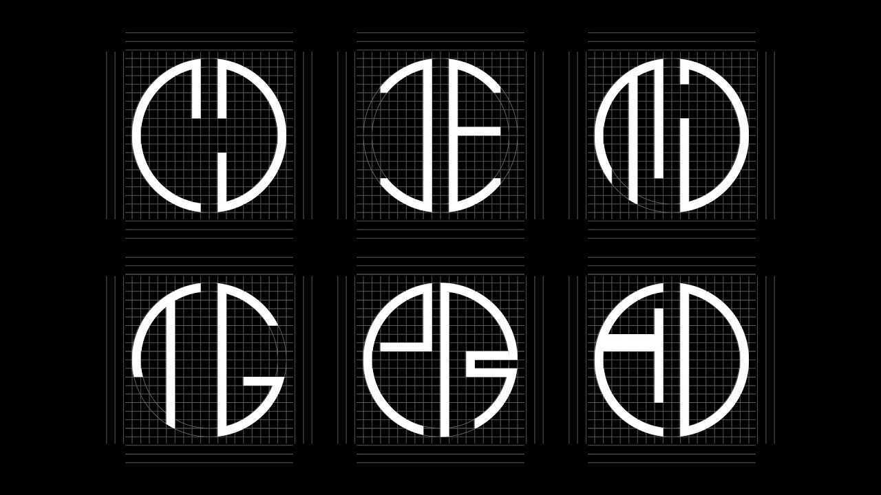 Create Stunning Round Logos with a Simple Grid Technique in Illustrator ...