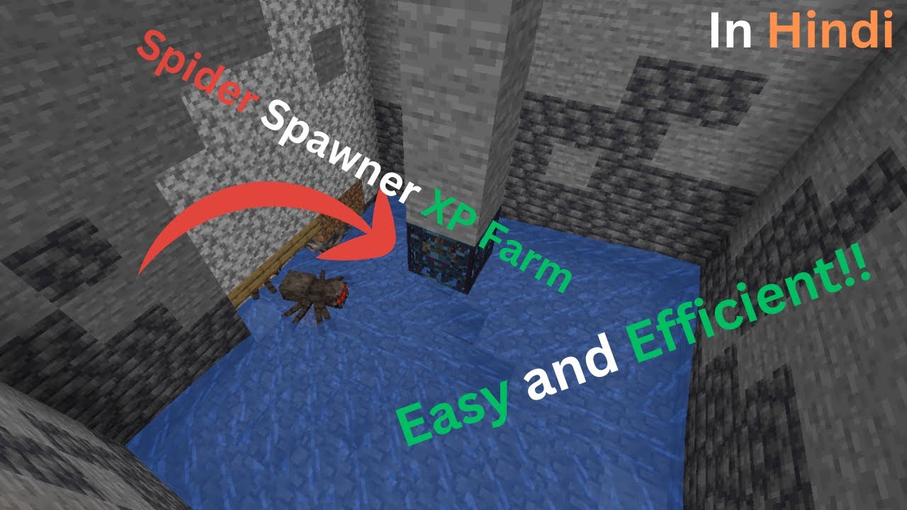 Minecraft Spider Spawer XP Farm - Efficient and easy to make ...
