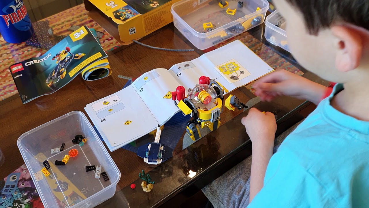 Lego Underwater Robot Speed Build Part 2 - YouTube