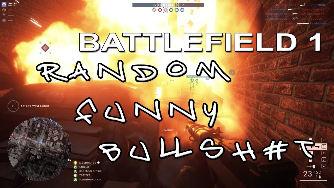Battlefield 1 - Random bullsh#t - January February - YouTube