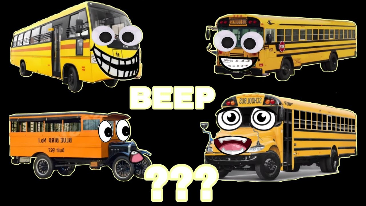 ! Evolution Of School Bus "Horn" Sound Variations in 60 Seconds | LK ...