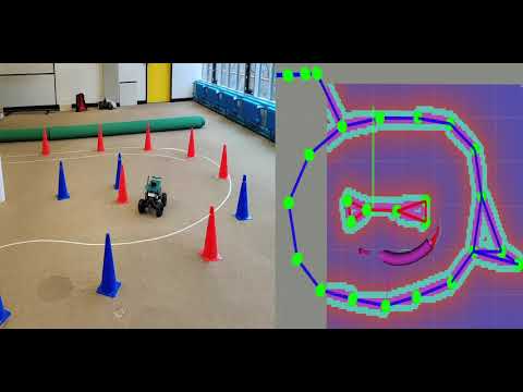 Small-scale autonomous racing car - YouTube