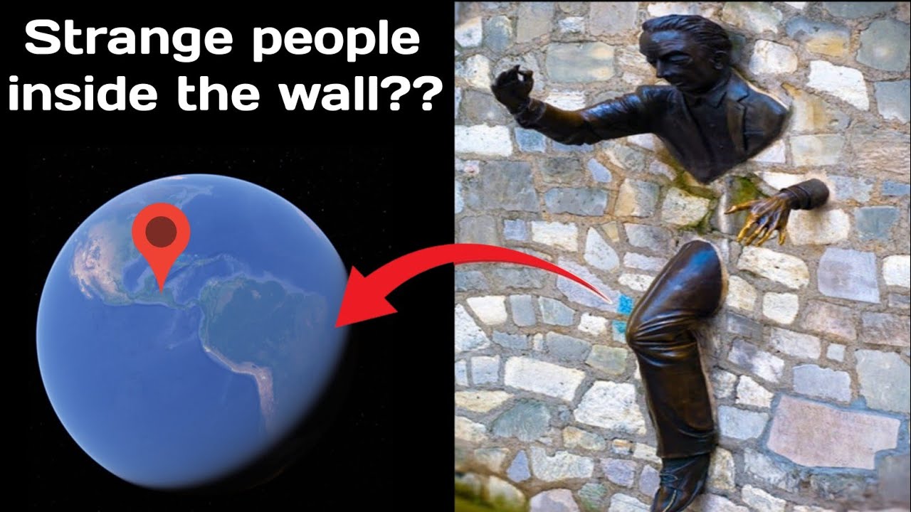 People were found inside the walls on google earth - YouTube
