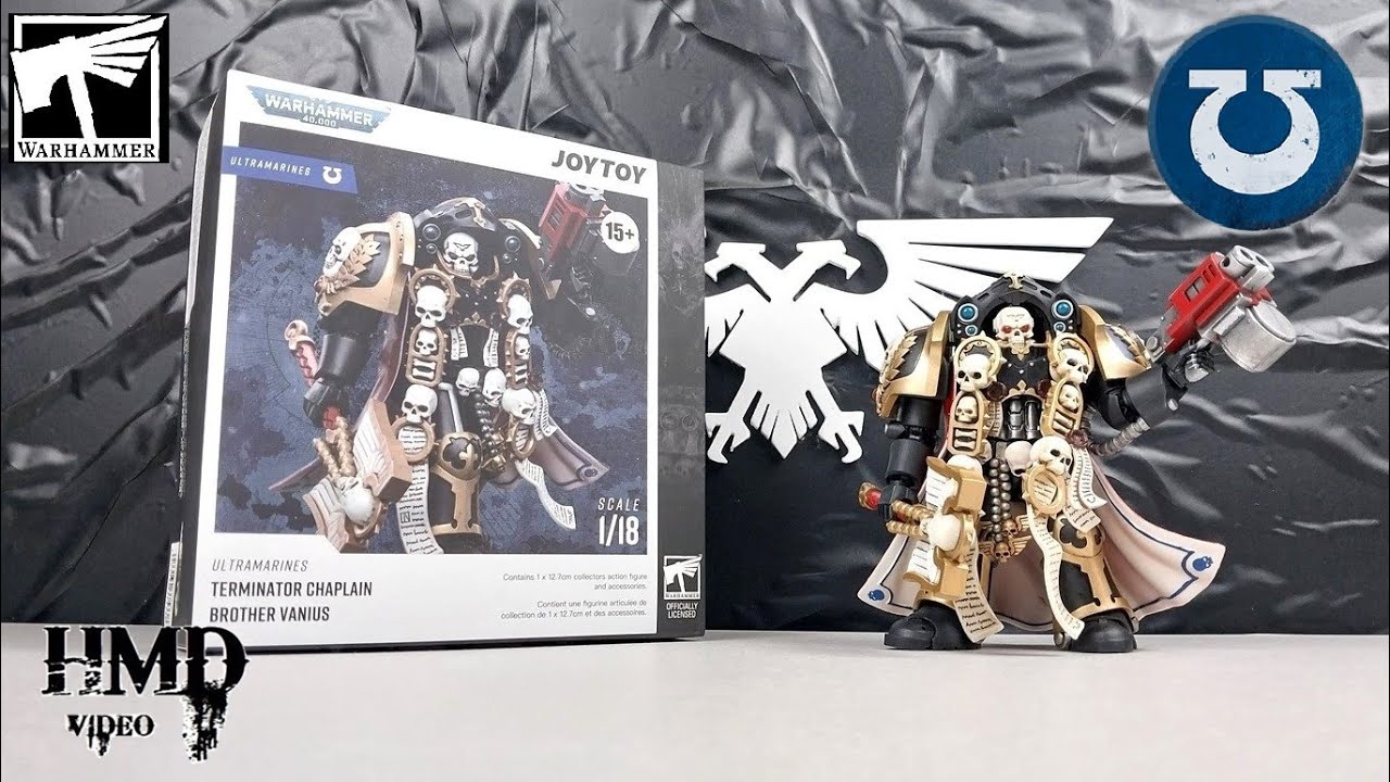 Space Marines Warhammer 40k Ultramarines Terminator Chaplain, Brother ...