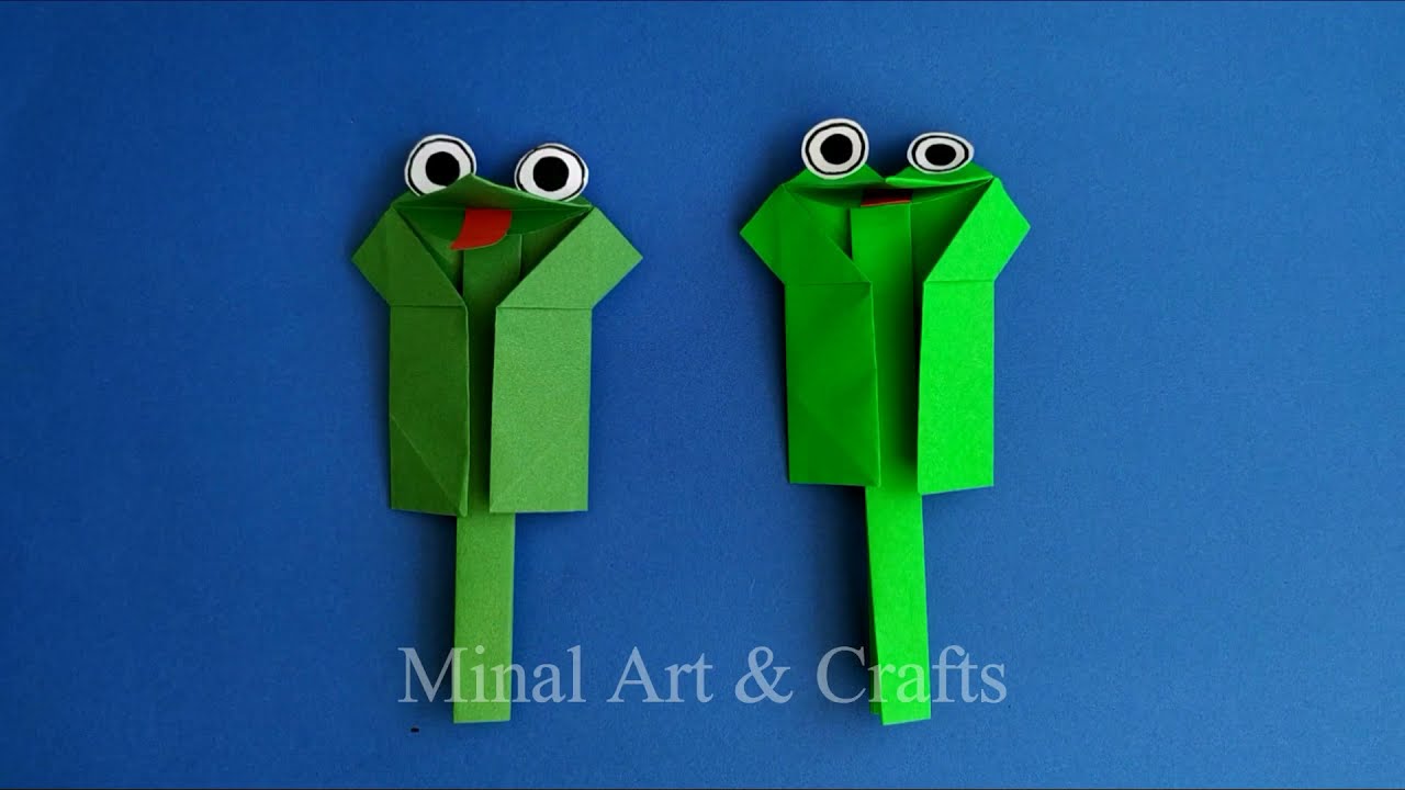 Crazy Frog | Moving paper TOYS | Frog open Close | Paper toy antistress ...