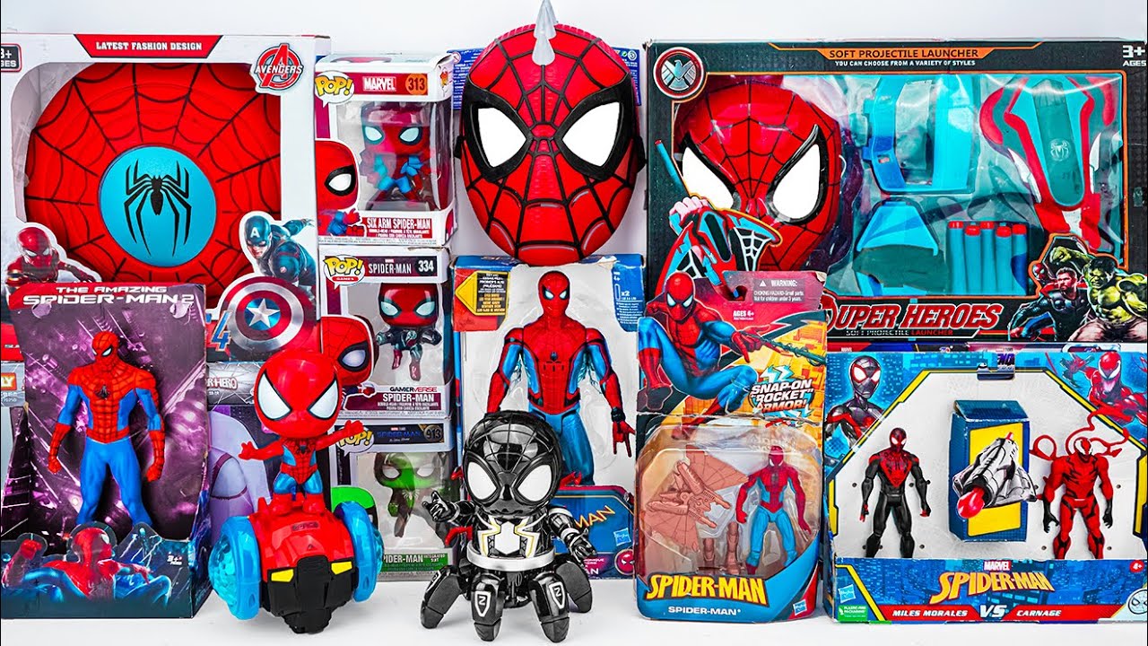 Spider-Man Toy Collection Unboxing Review| Spidey and His Amazing ...