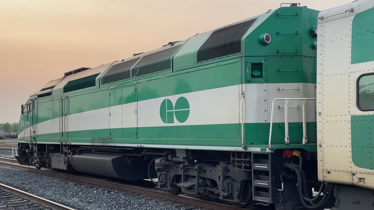 Go Train 618 Departing West Harbour Go Station May 23 2023 - YouTube
