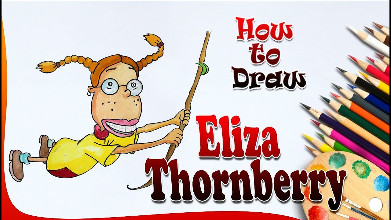 How to Draw Eliza Thornberry || Drawing the Wild Thornberrys | Easy ...