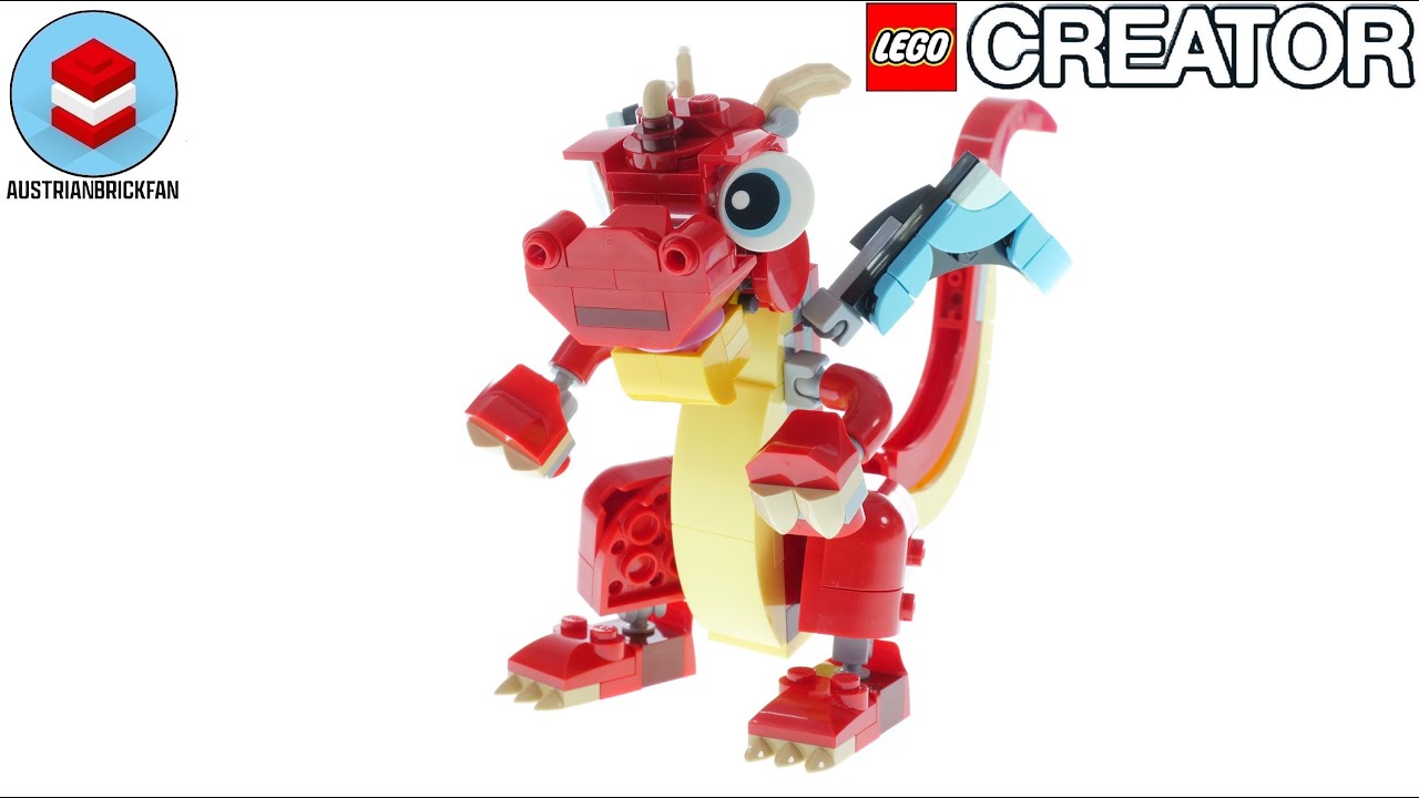 LEGO Creator 31145 Red Dragon Speed Build Review - YouTube