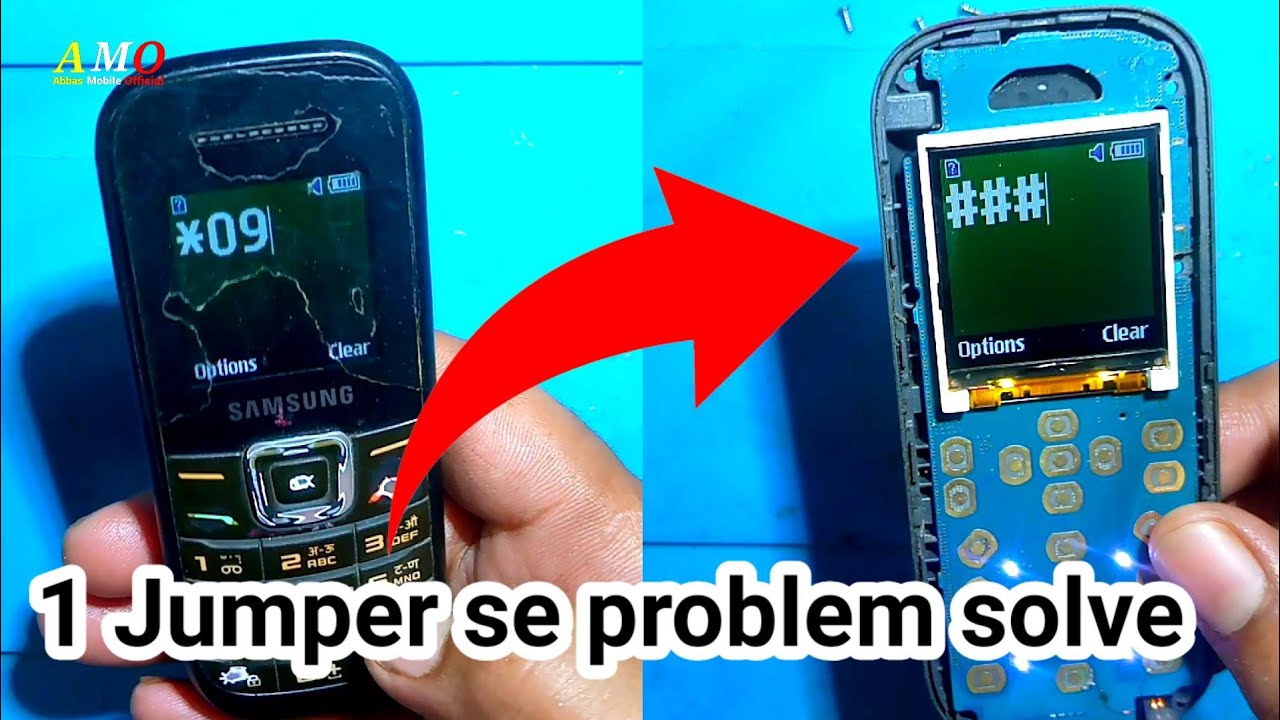 Samsung 1200y # Key Jumper | Samsung e1200y Keypad # Not work Jumper ...