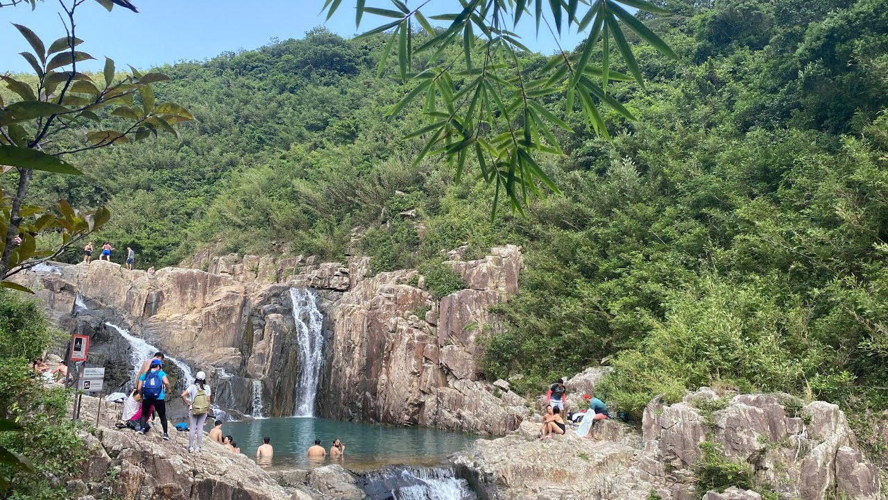 12 METERS CLIFF JUMPING!! FIRST TIME To DO IT! SHEUNG LUK STREAM ...