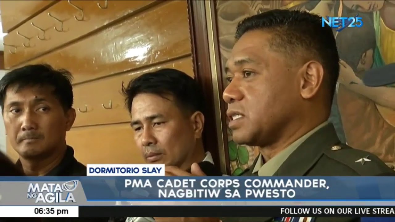 PMA Cadet Corps Commander, nagbitiw sa pwesto - YouTube