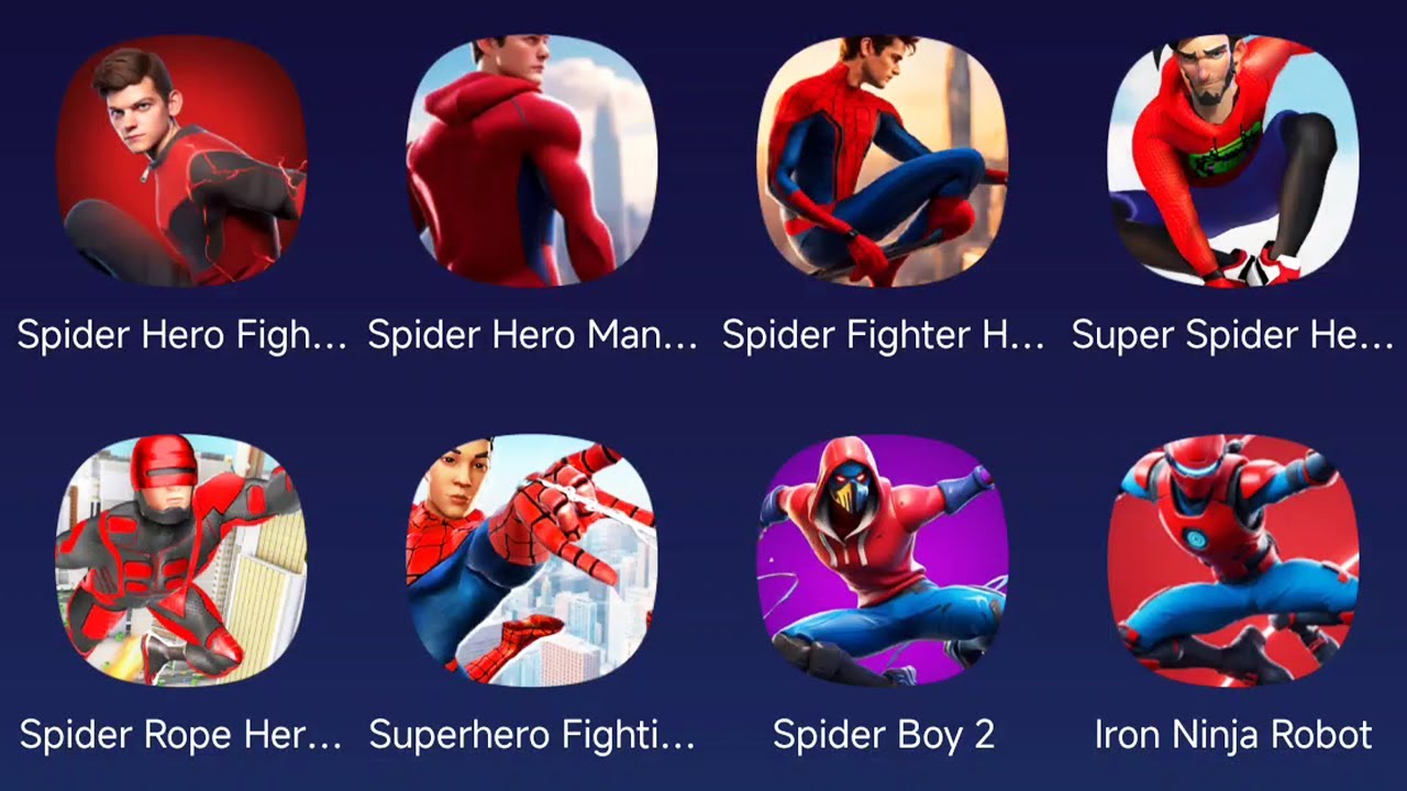 Spider Hero Fighter, Spider Hero Man, Spider Fighter Hero, Super Spider ...