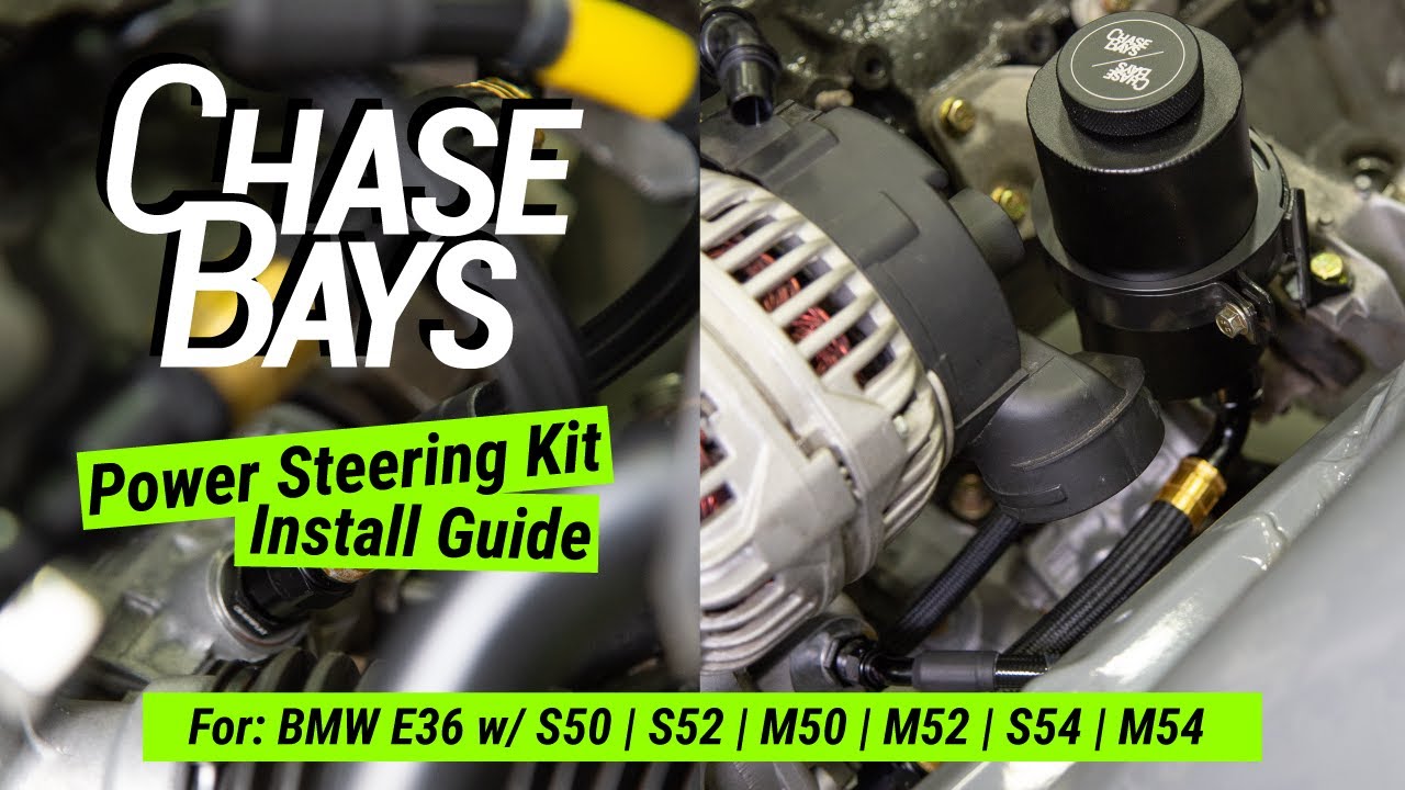 Power Steering Kit for BMW E36 w/ S50 | S52 | M50 | M52 | S54 | M54 ...