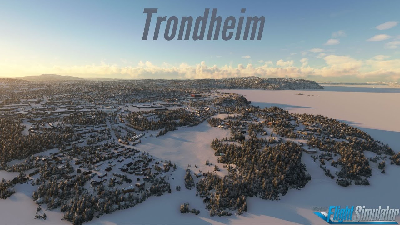 Microsoft Flight Simulator 2020 - Trondheim - YouTube