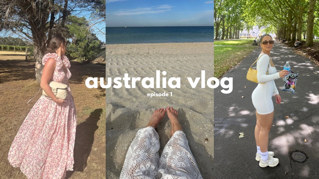 AUSTRALIA TRAVEL VLOG: melbourne + exploring the city + beach days ...