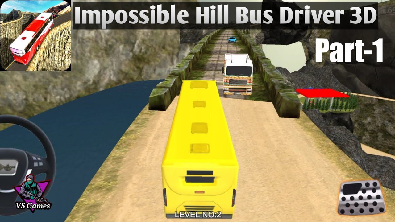 Impossible Hill Bus simulator 3D Android Gameplay VS Games Part 1 - YouTube