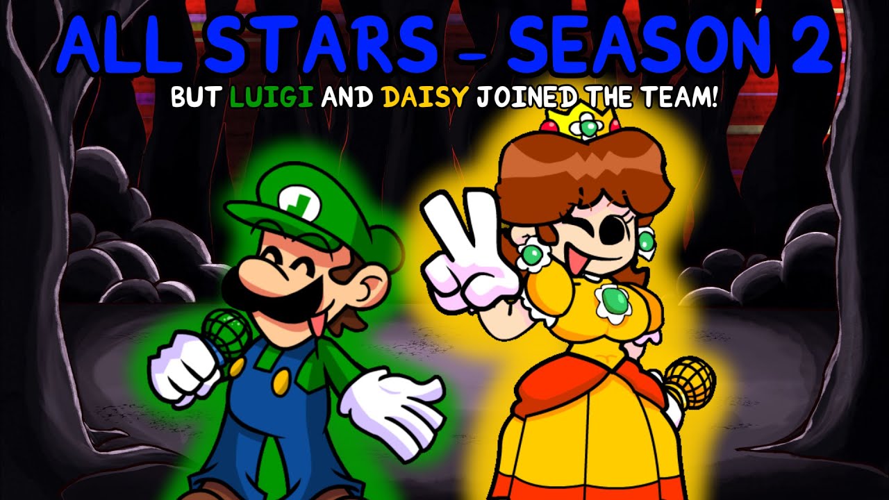 FNF All-Stars Season 2 - Luigi & Daisy Join the Team (28 Players, 4 ...