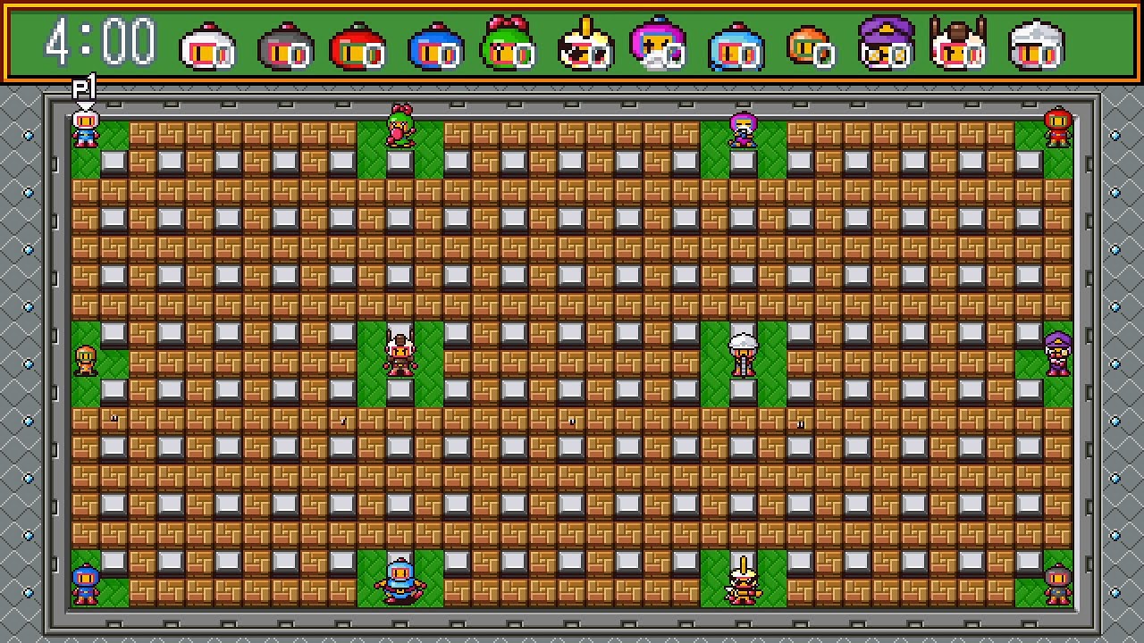 Power Bomberman: Battle Game #1 (1 MAN - 12 Players) - YouTube