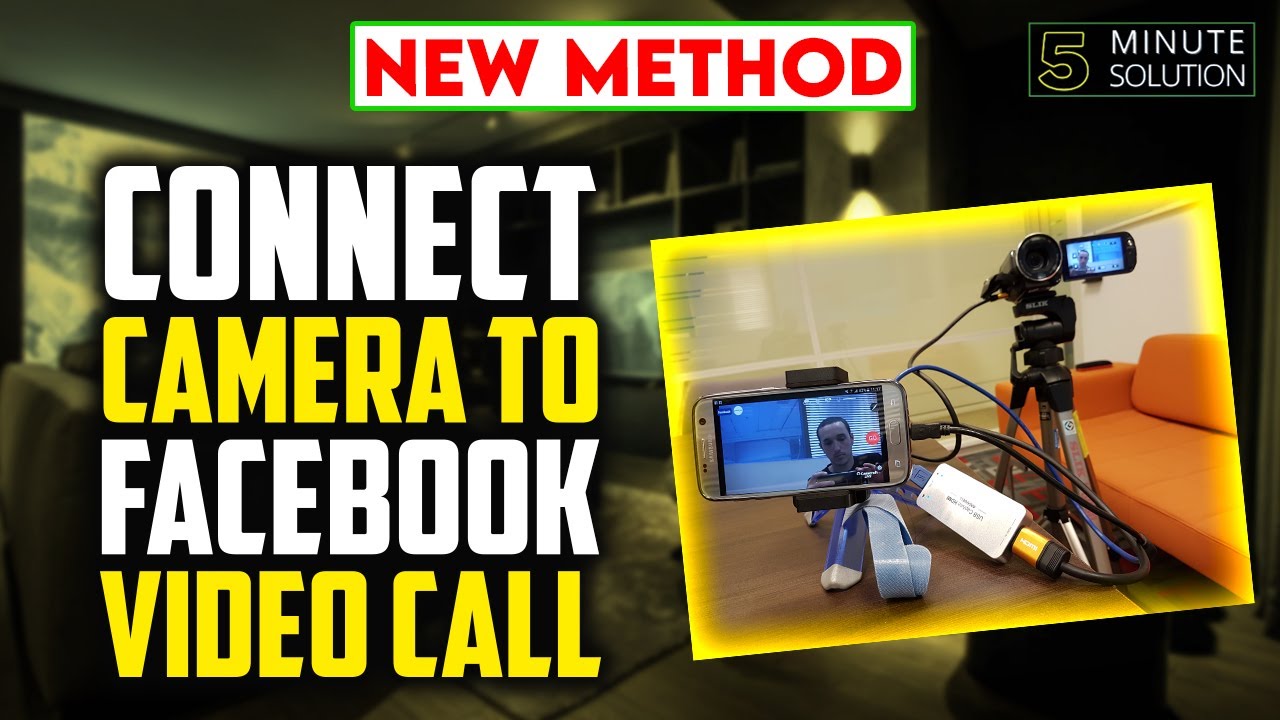 How to connect camera to facebook video call 2024 - YouTube