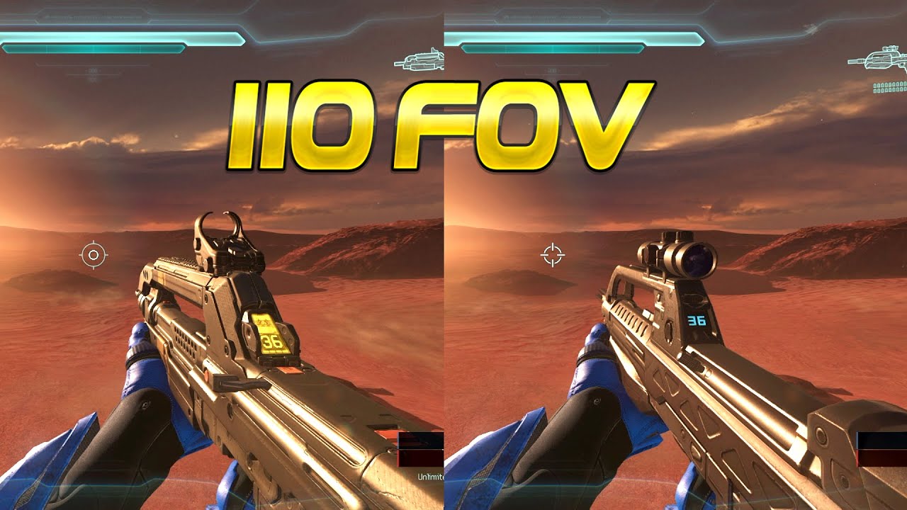 Halo 5 PC | BR 78 vs 110 FOV - YouTube