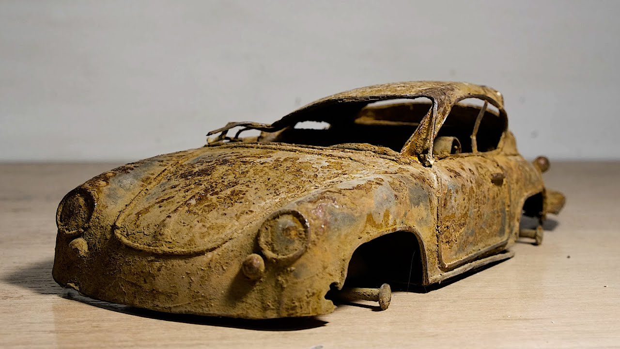 Restoration Porsche 356 toy car - YouTube
