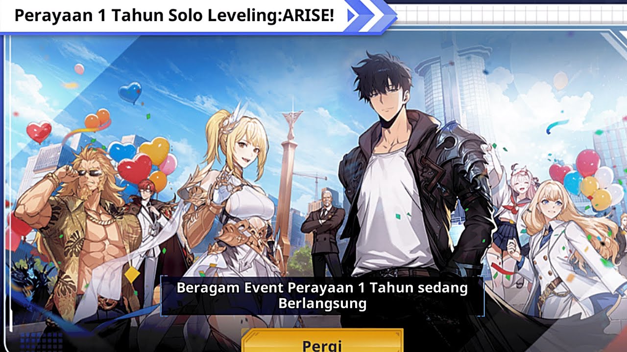 HAPPY ANNIV 1 TH SOLO LEVELING ARISE l GACHA HUNTER CHA HAE IN WATER ...