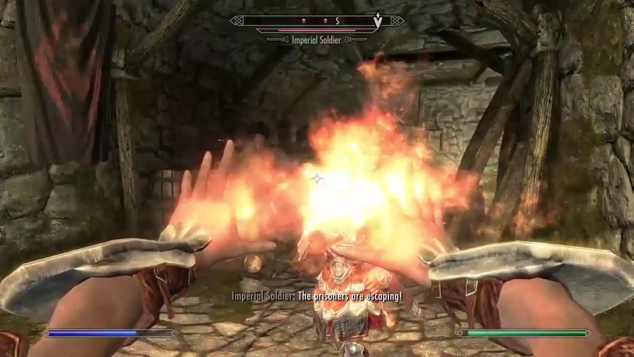 Skyrim stealth/magic build - YouTube