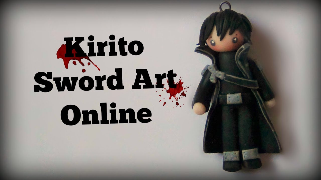 Kirito - Sword Art Online - Polymer Clay Tutorial - YouTube