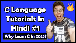 C Language Tutorials In Hindi - YouTube