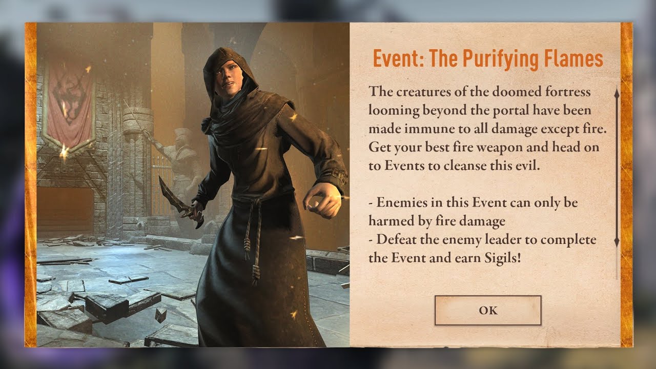 Elder Scrolls Blades. The Purifying Flames Event - YouTube