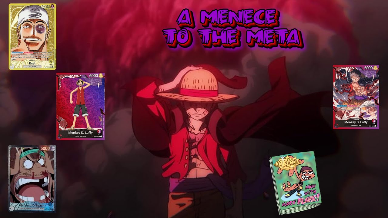 ST-10 Red Purple Luffy Deck Profile with some Ranked Games - YouTube