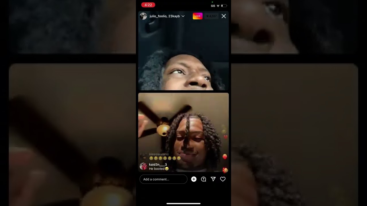 Julio foolio on live with 23 jaydayounin friends 😤disrespect 23 - YouTube