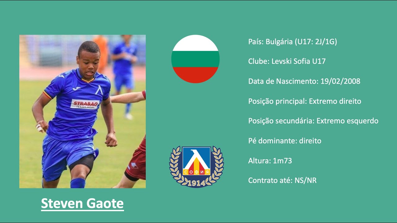 Steven Gaote | 2008 | Стивън Гаоте (Bulgaria | Levski Sofia) footage vs ...