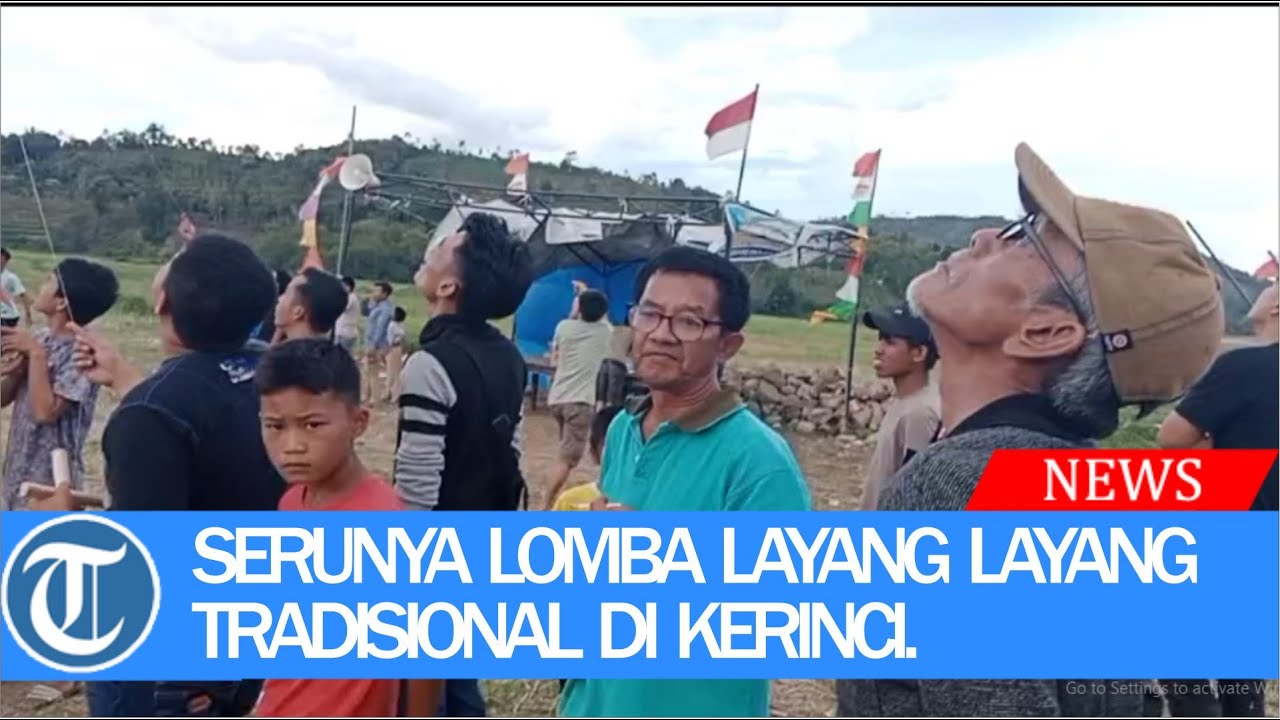 Serunya Lomba Layang layang Tradisional di Kerinci - YouTube