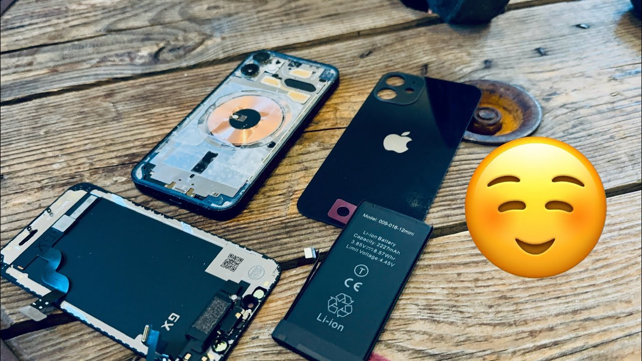 Si on redonnait vie à un IPhone 12 mini explosé :) - YouTube