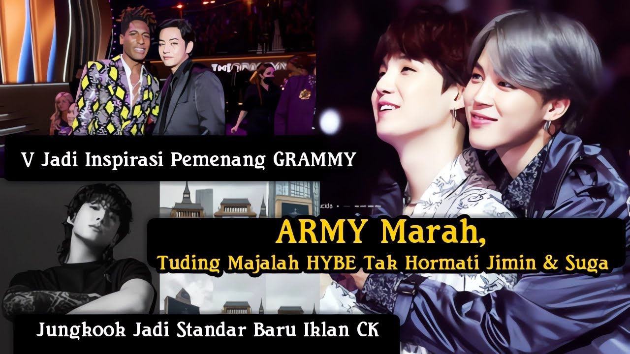 V BTS Jadi Inspirasi, Jungkook Jadi Standar Iklan CK & Majalah HYBE Tak ...