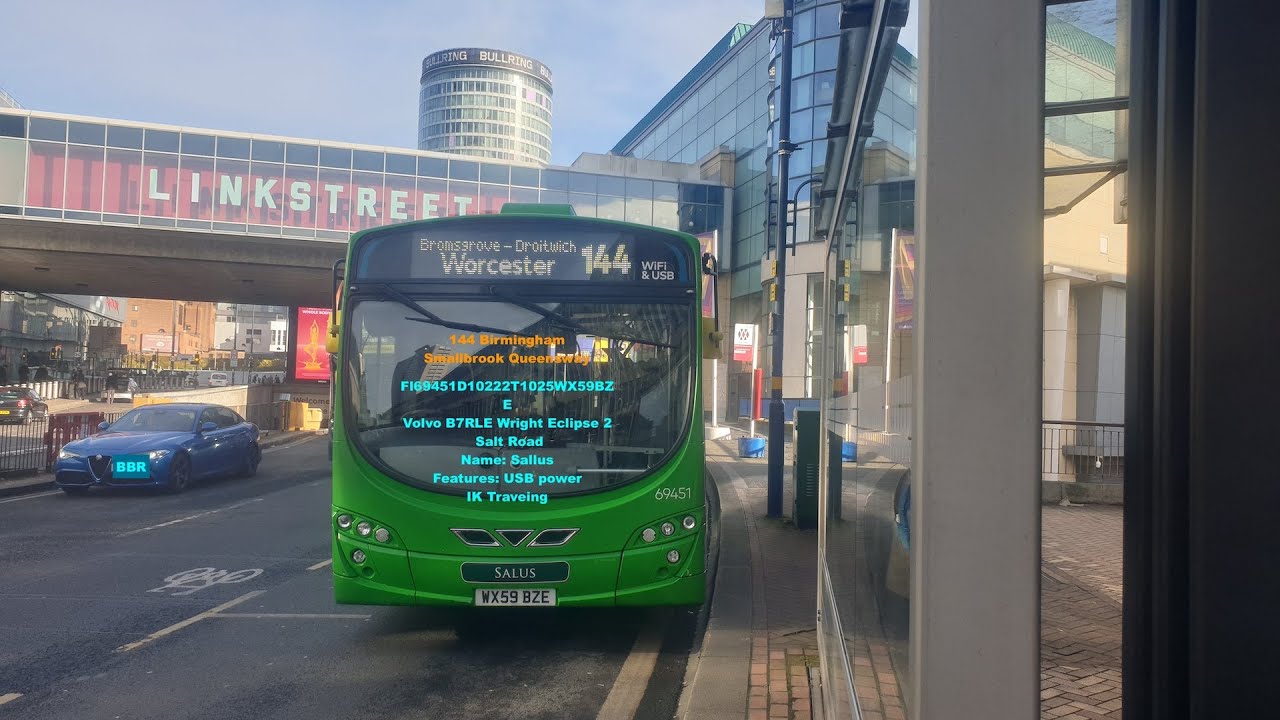 Bus Route 144 To Worcester Last Service no more Birmingham 4K - YouTube