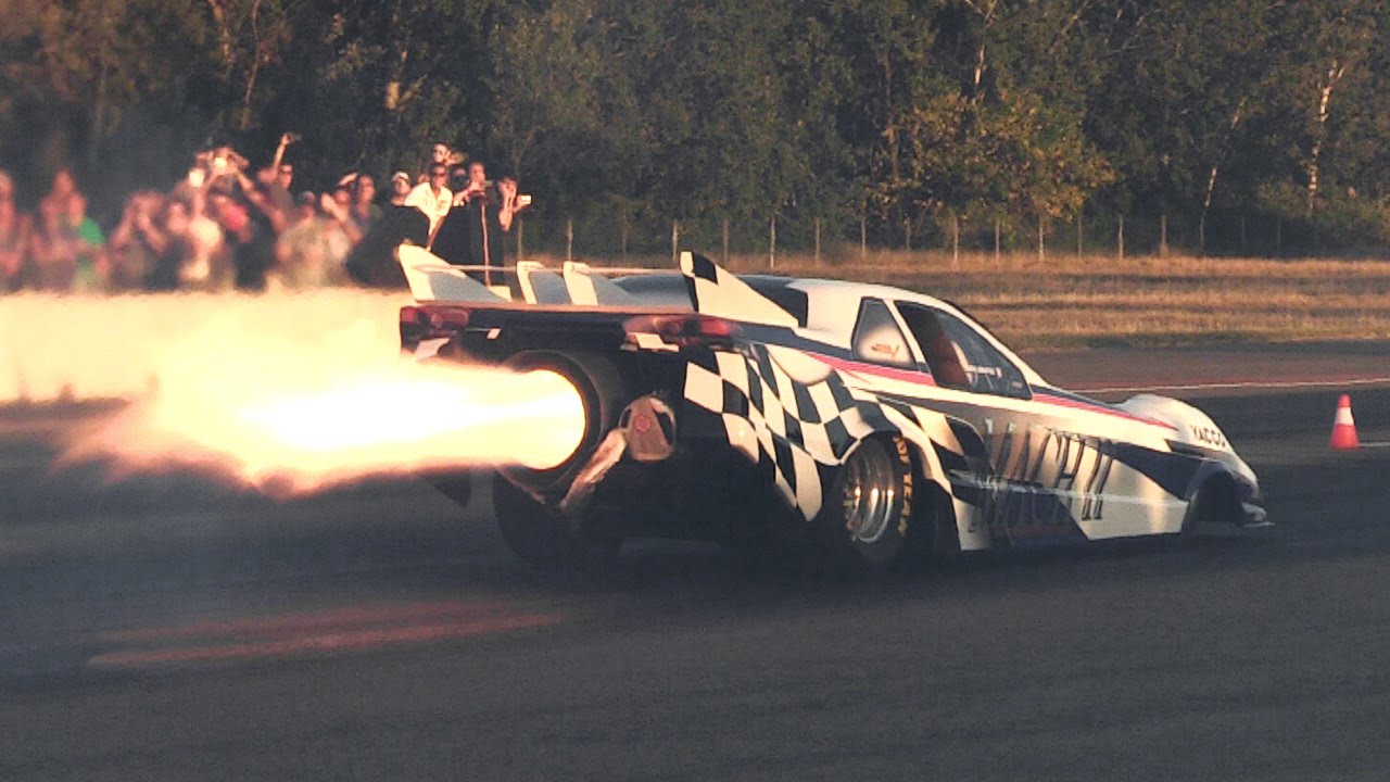 6000hp "Mach II" Jet Car In Action - Hills Race Rivanazzano 2014 - YouTube
