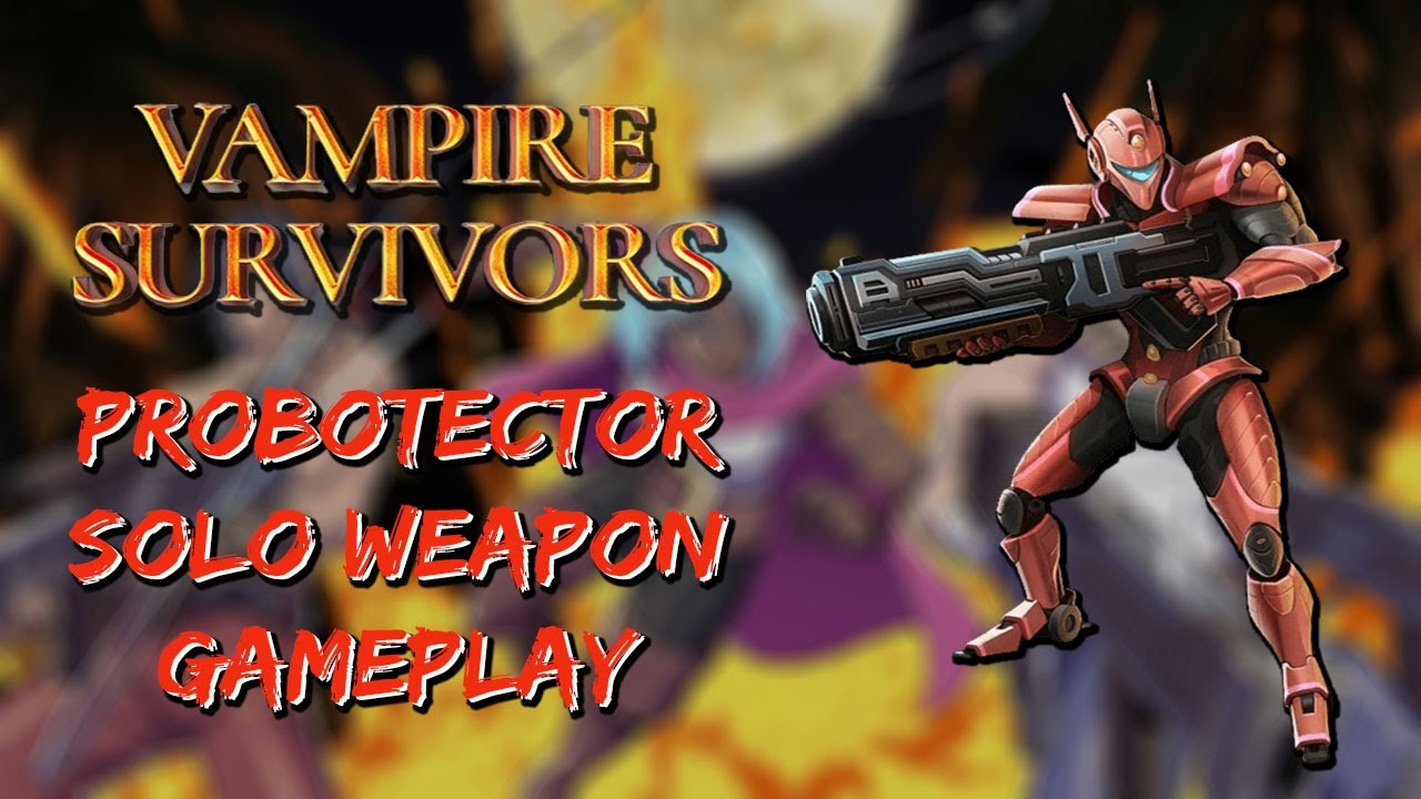 Vampire Survivors DLC (Operation Guns) - Probotector Gameplay (Solo ...