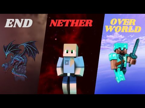 The Different Skies In Different Dimension || OVER-WORLD // NETHER ...