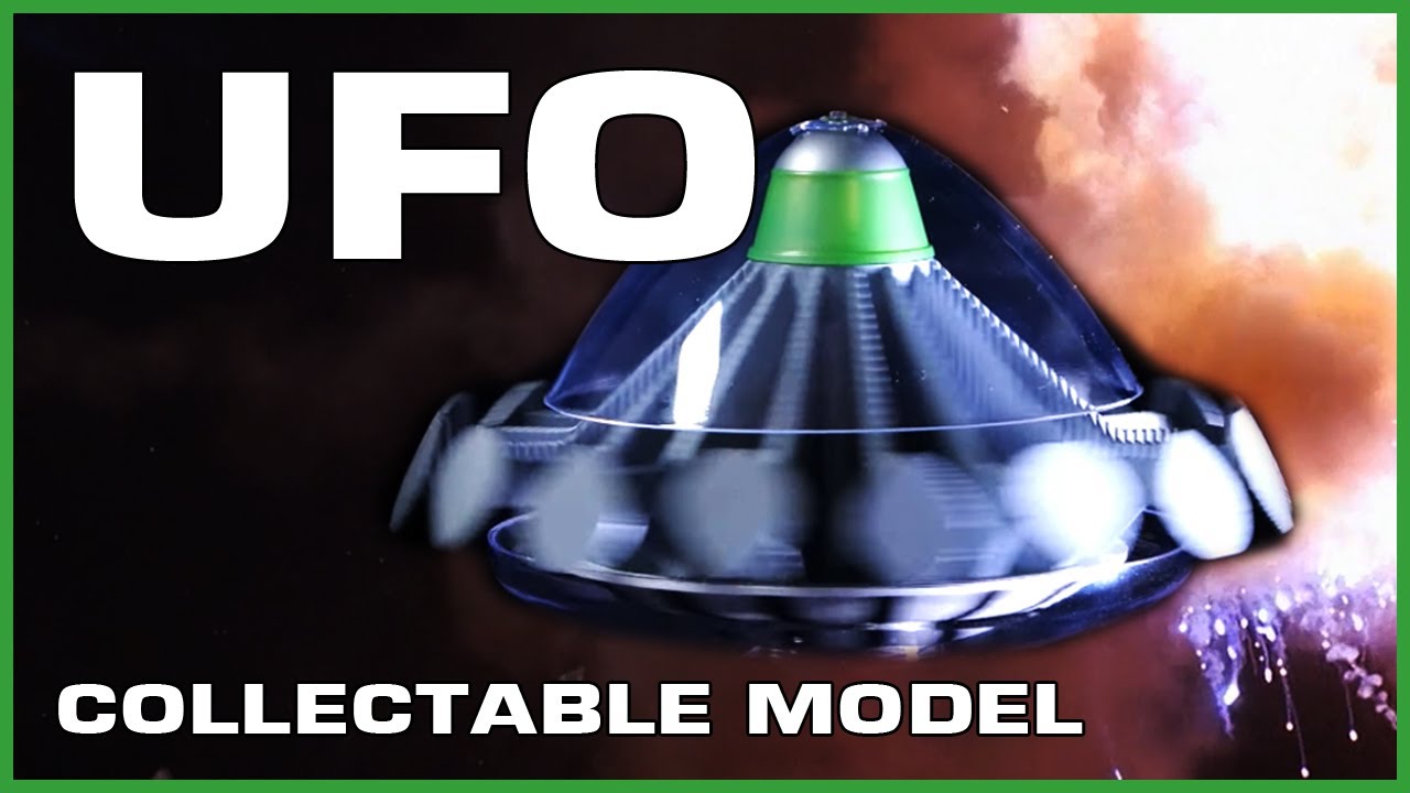 NEW! UFO Collectable Model - Large 200 mm Diameter Saucer with Display Stand - AVAILABLE NOW ...