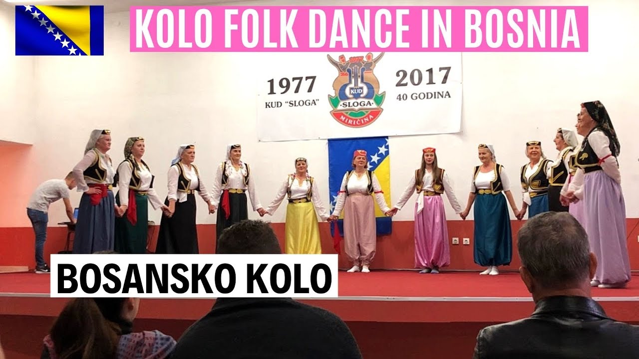 THE FAMOUS BALKAN FOLK DANCE KOLO | NARODNO KOLO U BOSNI | KOLO U BOSNA ...