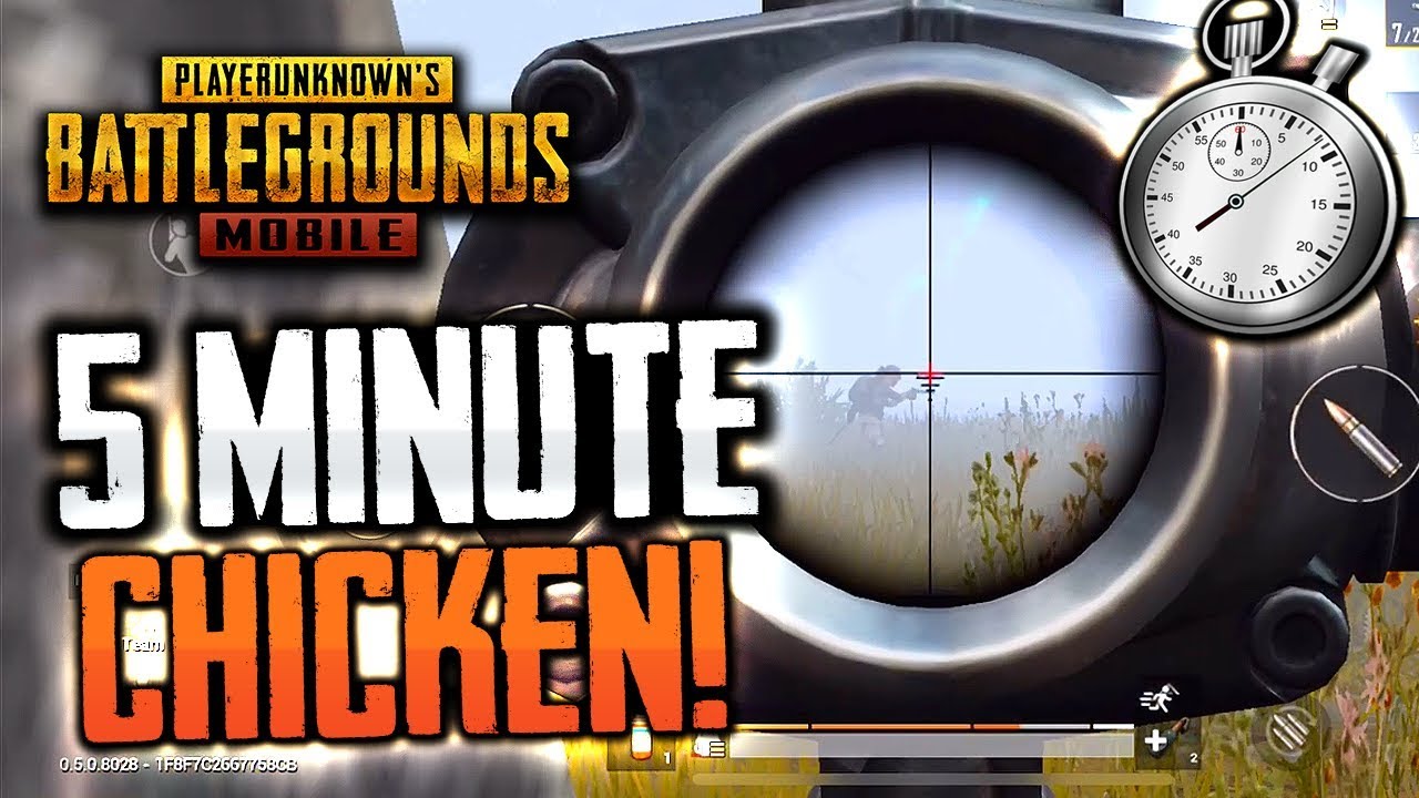 PUBG MOBILE: Chicken Dinner Ready in 5 Minutes! - YouTube