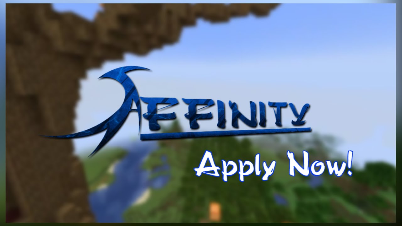 Affinity SMP Applications Now Open! - YouTube