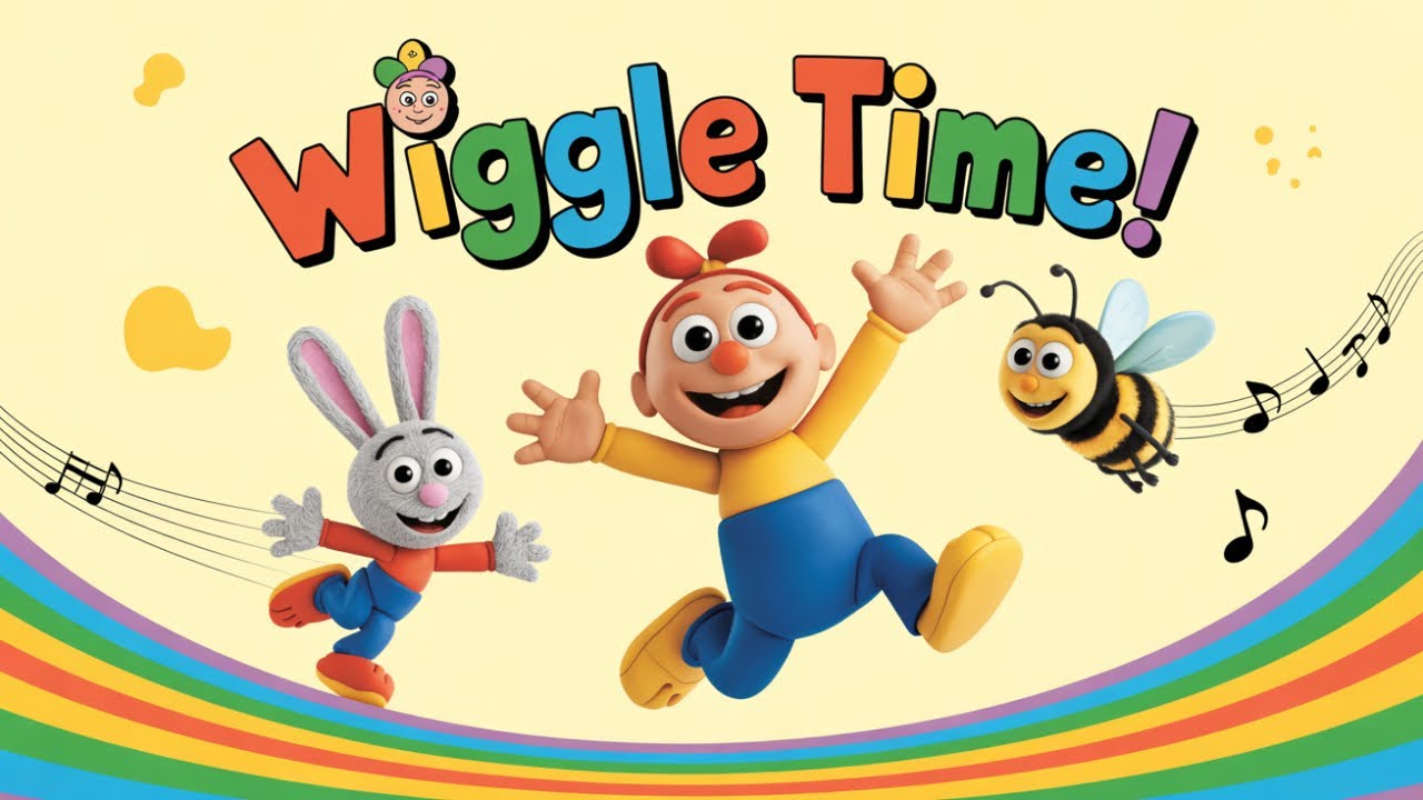 I Wiggle My Fingers | Fun Kids Action Song & Dance” - YouTube
