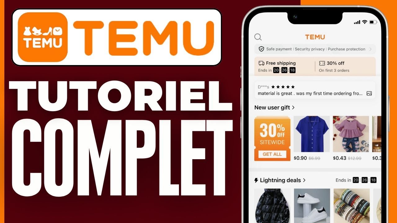 Comment Utiliser L'application Temu ( 2025 ) - YouTube