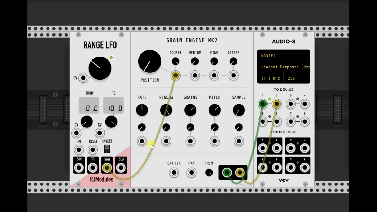 Grain Engine MK2 - full range sample scanning example - YouTube