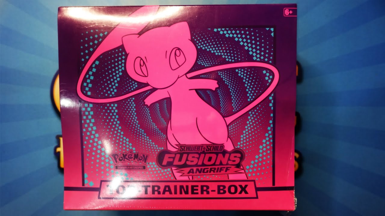 Pokemon Fusions Angriff Mew Top Elite Trainer Box Unboxing / Opening ...